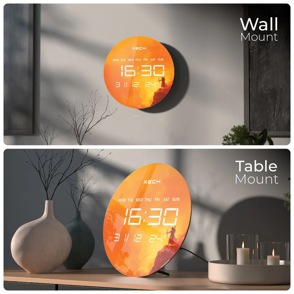 XECH Solaris Plus Archer Digital LED Clock